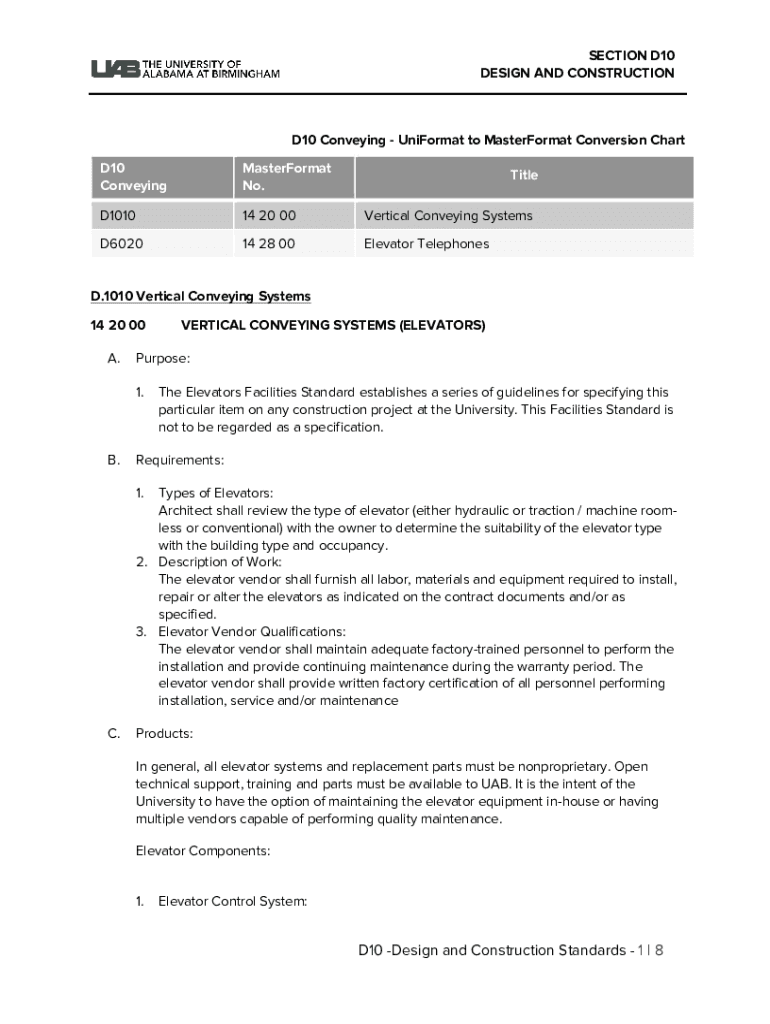 Fillable Online Appendix for Conveying Systems (D10) - Digon Builder ...