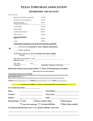 Fillable Online 2022-Membership-Dues-form.pdf - Texas Turfgrass ...