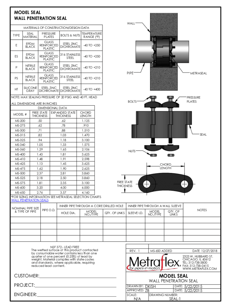 Fillable Online Sliding Seal - Phoenix Energy Supply Fax Email Print ...