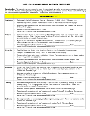 Fillable Online How to Compile a Brand Ambassador List - IZEA Fax Email ...