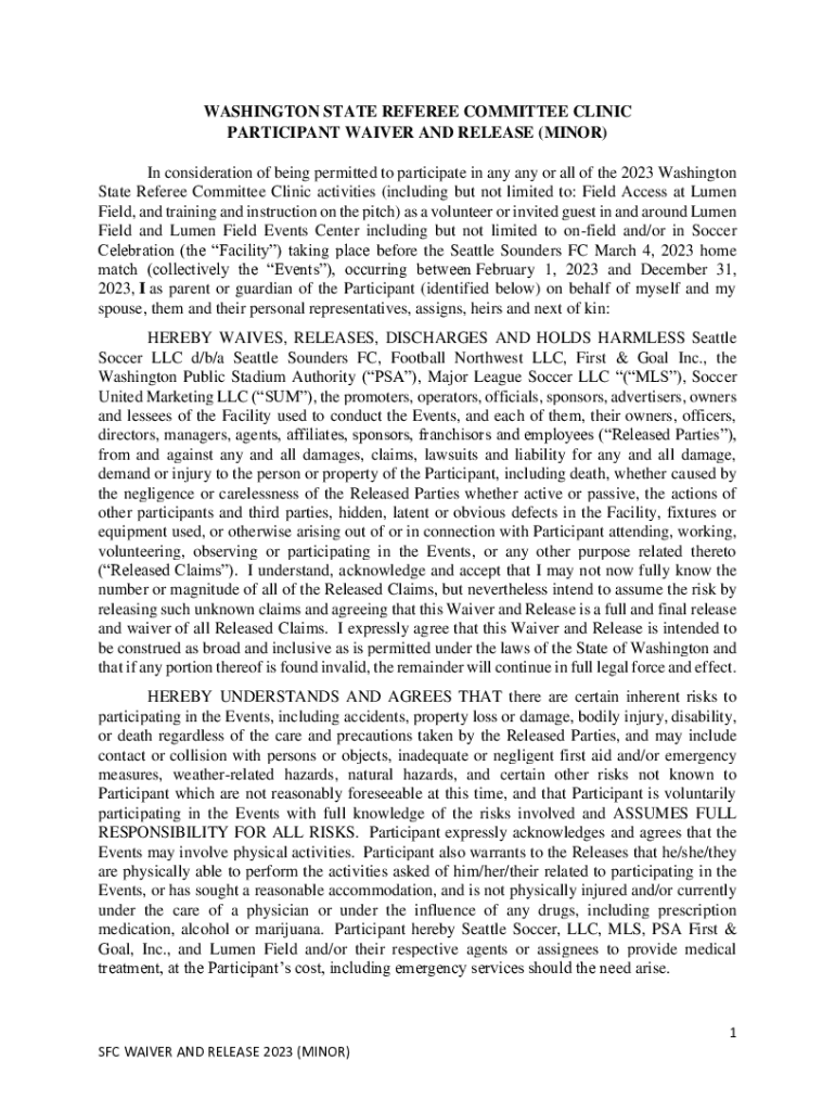 Fillable Online Washington State Referee Committee Fax Email Print ...