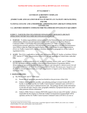 Fillable Online Appendix 6. Commercial Space LOA Templates Fax Email ...