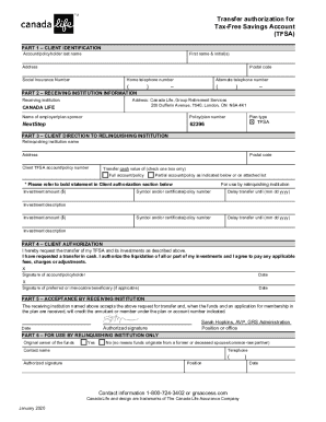Fillable Online NextStep - Transfer authorization for Tax-Free Savings ...