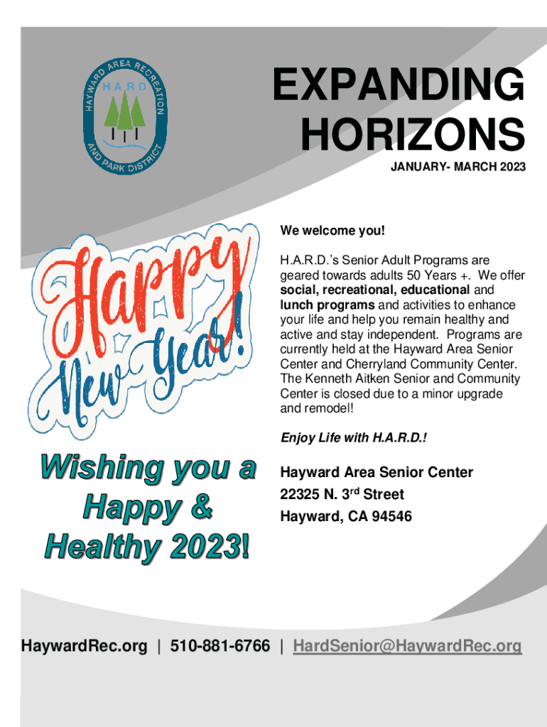 Fillable Online EXPANDING HORIZONS Fax Email Print - pdfFiller