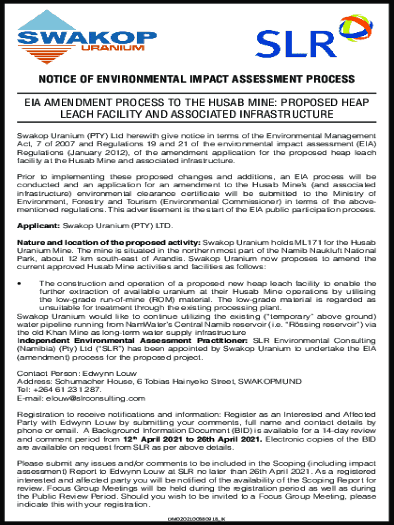 Fillable Online APPLICATION FORM FOR ENVIRONMENTAL ... - SAHRIS Fax Email Print - pdfFiller