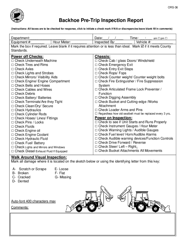 Fillable Online ohio vehicle inspection checklist You must have your ...
