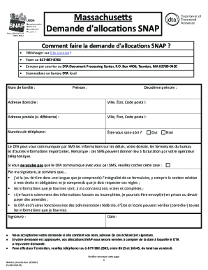 Remplissable En Ligne Apply for SNAP benefits (food stamps) - Mass.gov ...