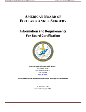 Fillable Online american board certification This button displays the ...