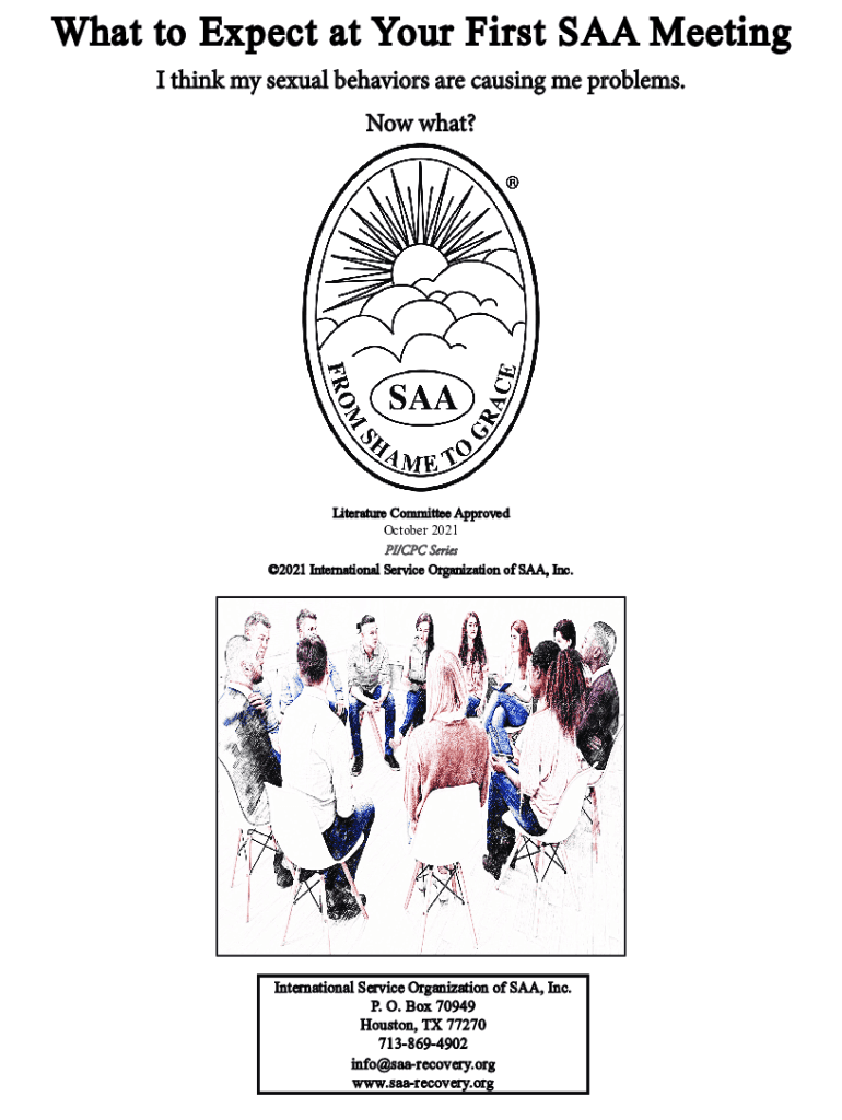 Fillable Online What to expect at your first saa meetingUPDATED WEB 7-4 ...