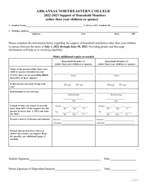 Fillable Online Independent Verification V1 - Arkansas Northeastern ...