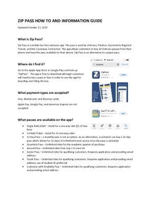 Fillable Online unitrans ucdavis ZIP PASS HOW TO AND INFORMATION GUIDE ...
