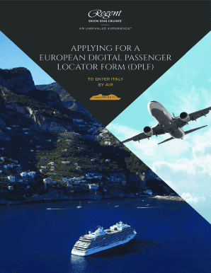 Fillable Online EU Digital Passenger Locator Form (PLF) for travel to ...