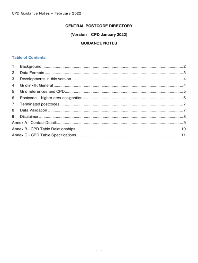 Fillable Online Continuing Professional Development (CPD) Guidance V1 ...