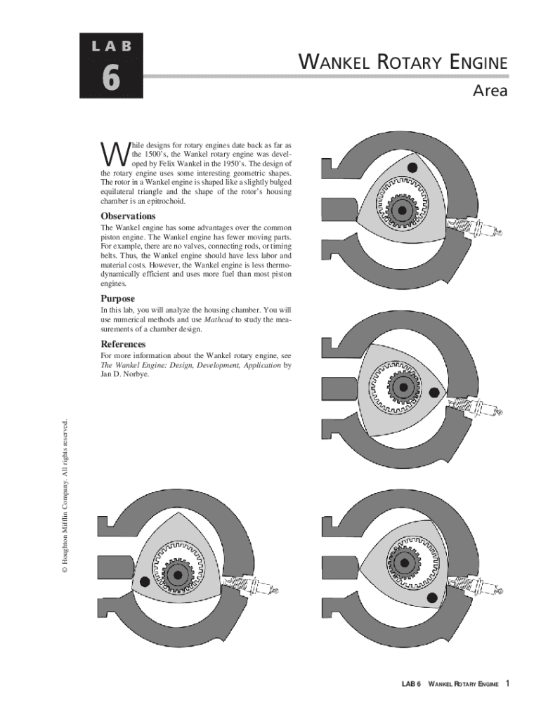 Fillable Online The rotary engine.(Invented by Felix Wankel)Back Room ...
