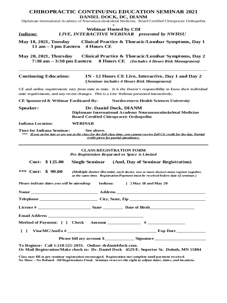 Advanced Clinical Training - DIANM Doc Template | pdfFiller
