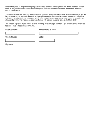 Fillable Online UNACCOMPANIED MINOR FORM Fax Email Print - pdfFiller