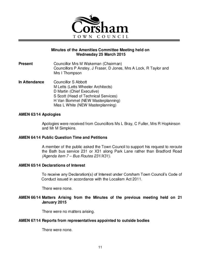Fillable Online Committee Membership - Tiptree Parish Council Fax Email Print - pdfFiller