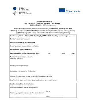 Fillable Online Letter-of-confirmation-for-Erasmus-teaching-mobility ...
