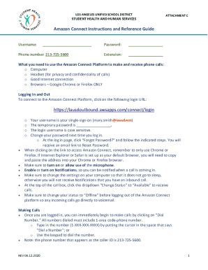 Fillable Online Set up your network - Amazon Connect - AWS Documentation Fax Email Print - pdfFiller
