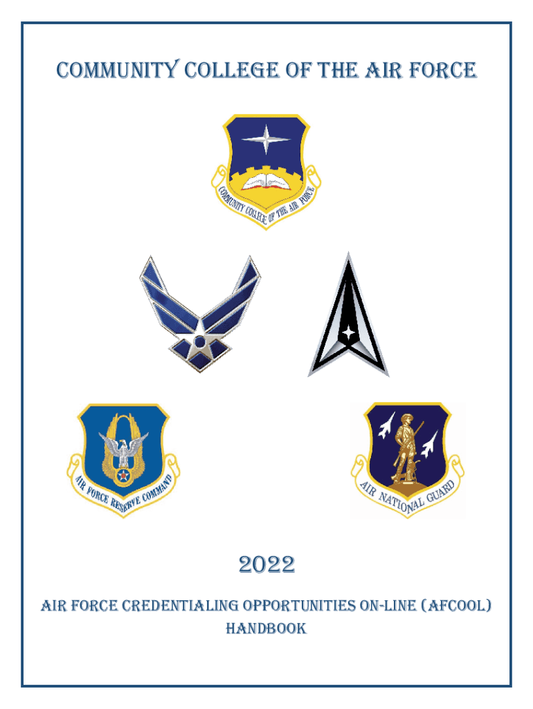 Fillable Online Community College of the Air Force Accreditation - Air ...