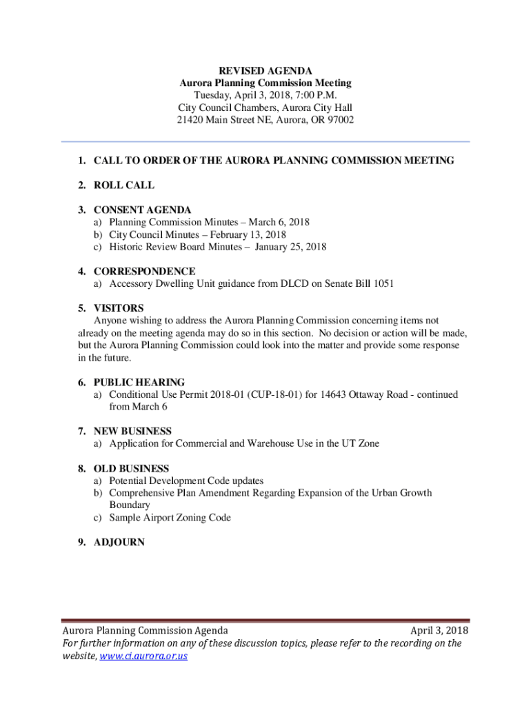 Fillable Online a) Accessory Dwelling Unit guidance from DLCD on Senate ...