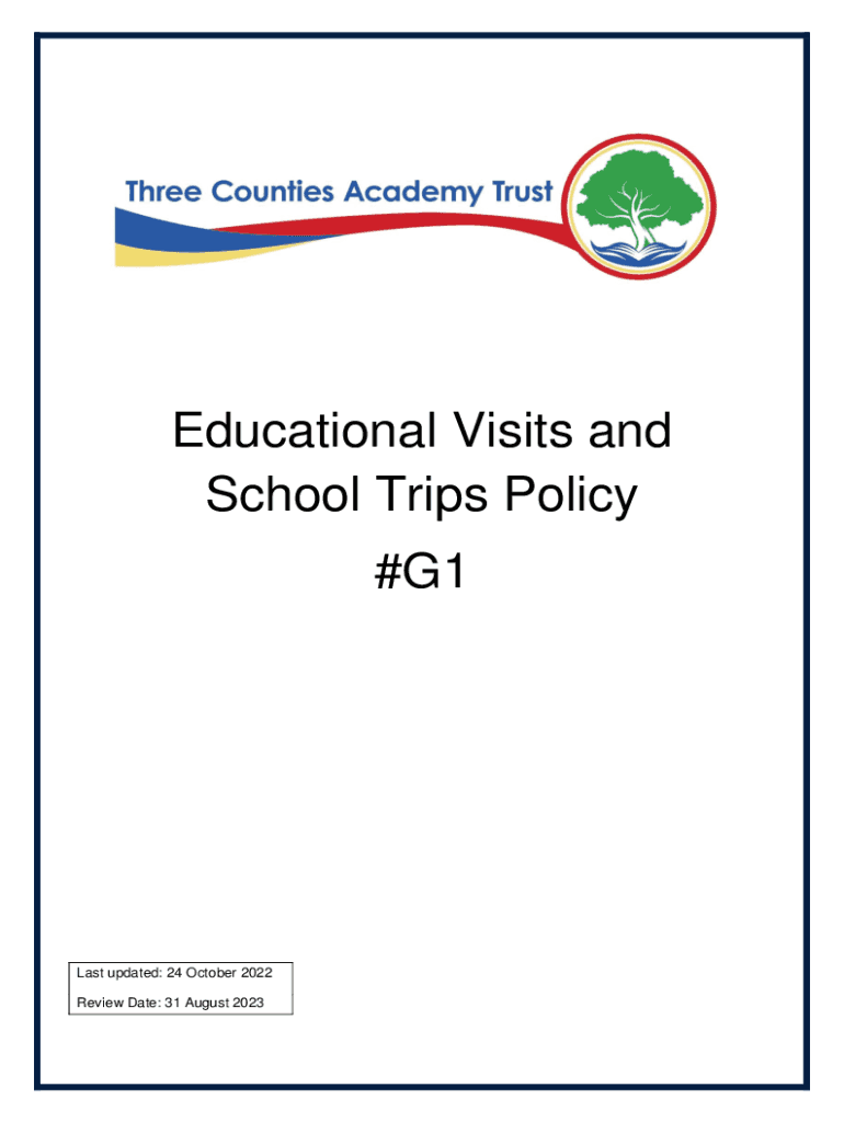 Fillable Online Health & Safety: School Trips and Visits (from policy to post ... Fax Email ...
