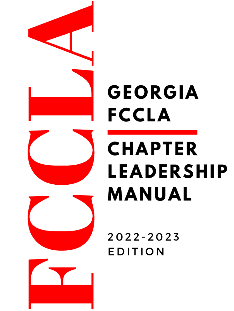Fillable Online Georgia FCCLA - Family Career and Community Leaders of ...
