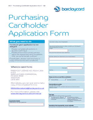Fillable Online Purchasing Cardholder Request Form Fax Email Print ...
