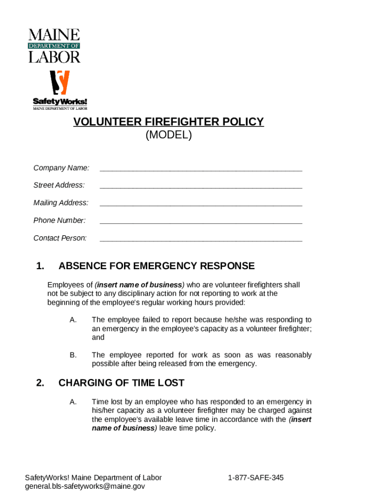 Fire Department / Emergency Management - Lee County, SC Doc Template ...
