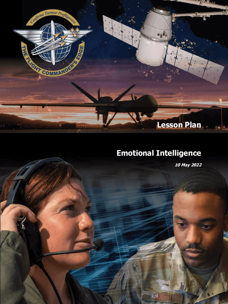 Fillable Online Emotional Intelligence - Lesson Plan - Second Air Force ...