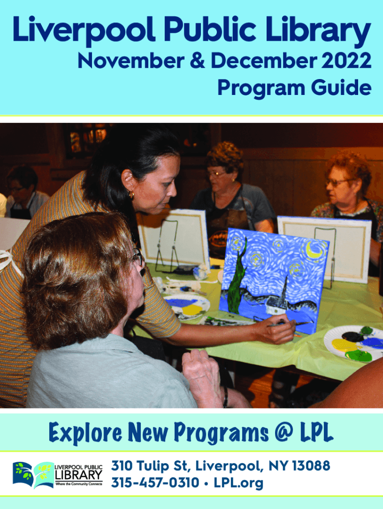 Fillable Online The Liverpool Public Library Hosts Community Event to ...