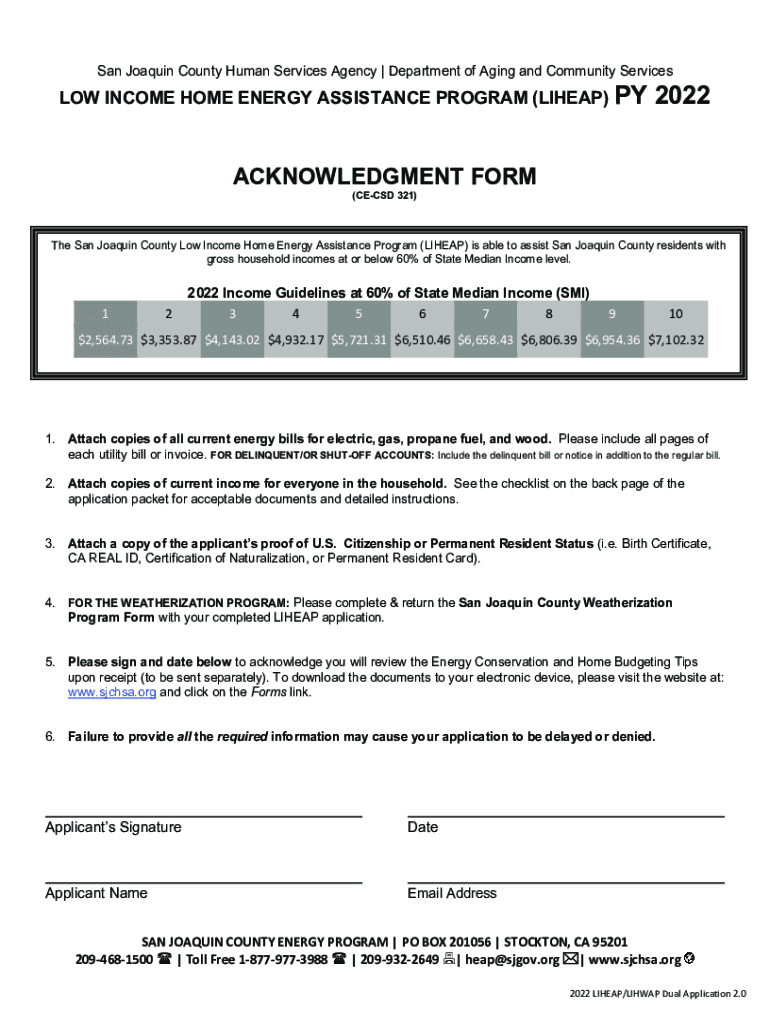 Fillable Online ACKNOWLEDGMENT FORM - Lodi.gov Fax Email Print - pdfFiller