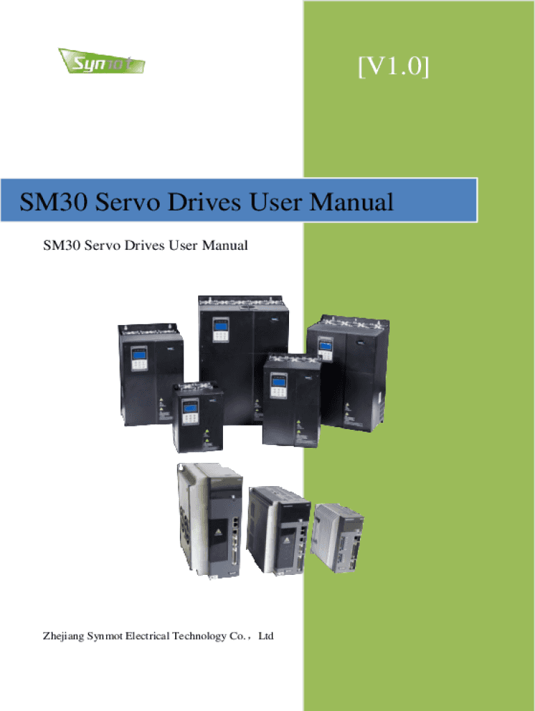 Fillable Online SD Series Digital AC Servo System User Manual - cloudfront.net Fax Email Print ...