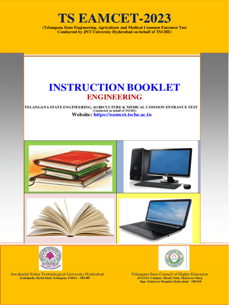 Fillable Online TS EAMCET 2023 Application Form Out, Exam Date, Syllabus ... Fax Email Print ...
