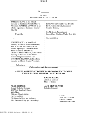 Fillable Online State's Attorney Jim Rowe files lawsuit declaring Safe ...