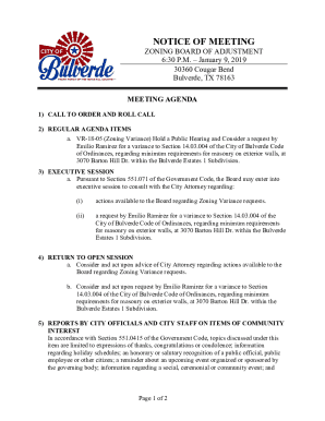 Fillable Online 2) REGULAR AGENDA ITEMS Fax Email Print - pdfFiller