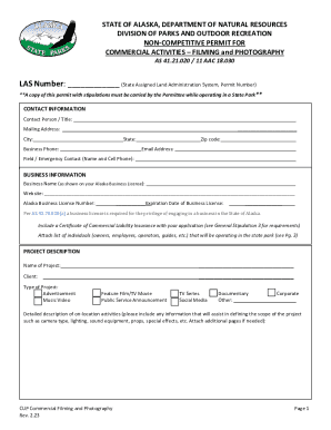 Fillable Online dnr alaska STATE OF ALASKA, DEPARTMENT OF NATURAL ...