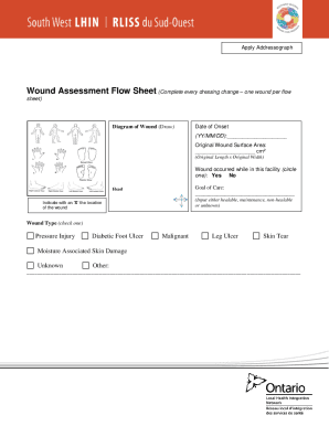 Fillable Online Wound Assessment Flow Sheet Cheat Sheet Fax Email Print ...