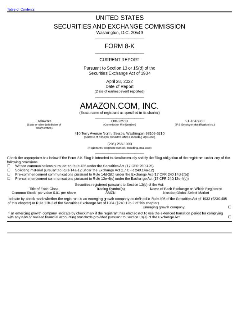 AMAZON COM INC ( - cloudfront.net Doc Template | pdfFiller
