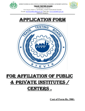 Fillable Online SINDH TECHNICAL EDUCATION & VOCATIONALTRAINING ...