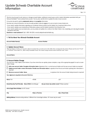 Fillable Online Forms - Schwab Charitable Fax Email Print - pdfFiller