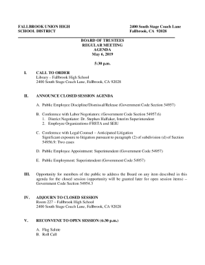 Fillable Online Public Employee Discipline/Dismissal/Release ...