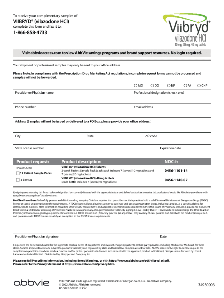 Fillable Online Support and Resources - AbbVie Access Fax Email Print - pdfFiller