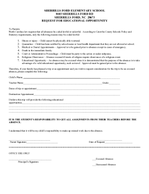 Fillable Online Educational opportunity form Fax Email Print - pdfFiller