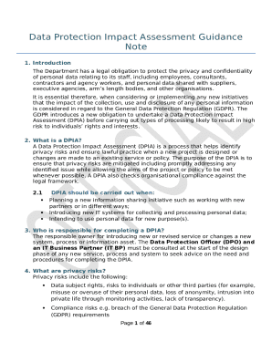 GDPR and Data Protection Impact Assessments - Act Now Blog Doc Template ...