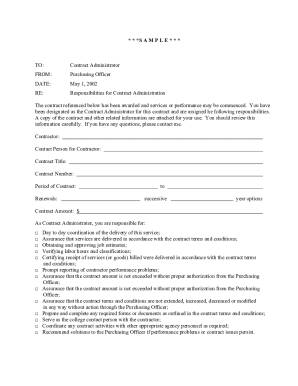 Fillable Online PVCC - Contract Administrator Appointment Form. PVCC ...