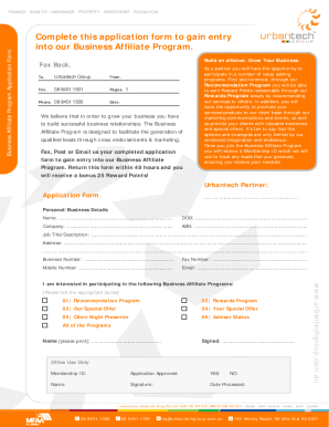 Fillable Online Complete this application form to gain entry into our ...