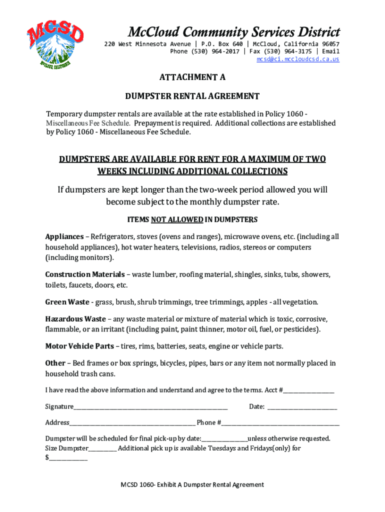 Fillable Online Forms - McCloud CSD Fax Email Print - pdfFiller
