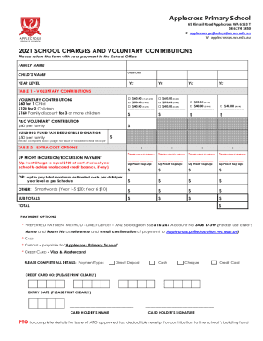 Fillable Online Contributions and Charges - Applecross Primary School ...