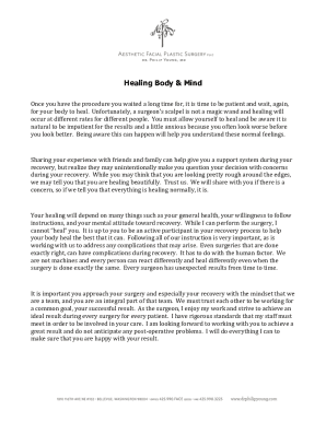 Fillable Online Whole Body Healing: Create Your Own Path to Physical ...